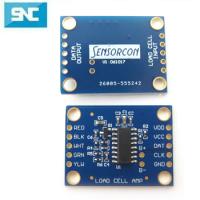 China Single or Double Channel HX711 24 Bits Weight Sensor Load Cell Amplifier with Paste Mounting Type for sale