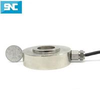 China 5-12VDC Recommended Strain Gauge Sensor Through-Hole Load Cells SC220 Bolt Force Transducer for Accurate Measurements for sale