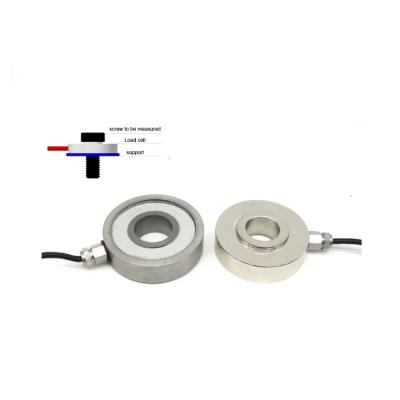 China SC220 50kg-5T Stainless Steel Low Profile Ring-Torsion Through-Hole Washer Type Ring Through Hole Force Sensor Donut Load Cell for sale