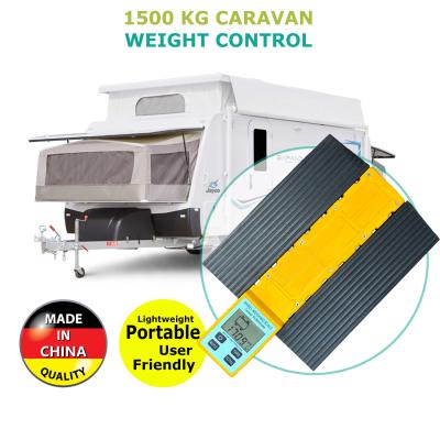 China Caravan Weight Control Yellow 1000KG 4WD Camper Motorhome Scale Load RV Scale 1500 kg Motorhome Vehicle Scale for sale