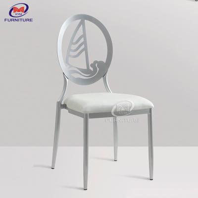 China Aluminum Sliver Champagne Wedding Reception Chiavari Chair Oem Odm for sale