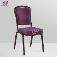 China CE Certification Banquet Style Chairs Shining Black Frame With Curved Backrest for sale