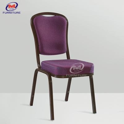 China CE Certification Banquet Style Chairs Shining Black Frame With Curved Backrest for sale