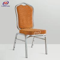 China OEM ODM Steel Banquet Chairs Molded Sponge Regular Height 6cm Flexible Back for sale