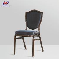 China Flexiable Back Upholstered Hotel Banquet Chair Thick Fabric for sale