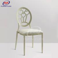 China Aluminum Alloy Matcha Color Wedding Reception Chiavari Chair For Hotel Banquet for sale