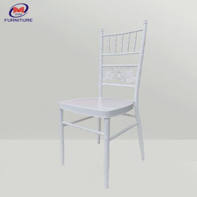 China Custom SGS Flower Back Wedding Chiavari Chair For Hotel Banquet for sale