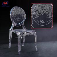 China New transparent resin round back bear chiavari chair for wedding banquet hotel outdoor for sale