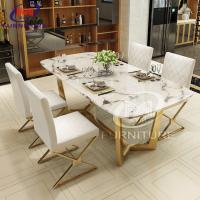 China ISO9001 Stainless Steel Chair And Table Combination Stainless Steel Dinette Set for sale