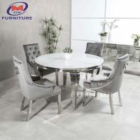 China ISO9001 Stainless Steel Chair And Table Combination Stainless Steel Dinette Set for sale