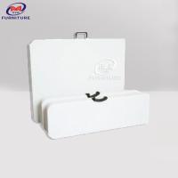 China Foldable 6ft Rectangular White Plastic Dining Table For Wedding Scene Banquet Events for sale