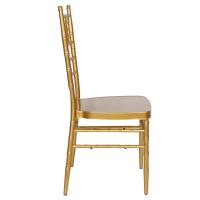 China Stackable Metal Wedding Chiavari Chair Hotel Furniture 39*42*92cm for sale