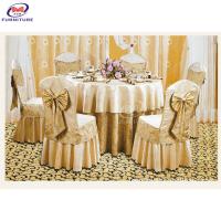 China Customized Polyester Chair Covers And Sashes Hotel Furniture Supplies for sale