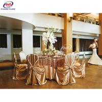 China Customized Polyester Chair Covers And Sashes Hotel Furniture Supplies for sale