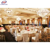 China Customized Polyester Chair Covers And Sashes Hotel Furniture Supplies for sale