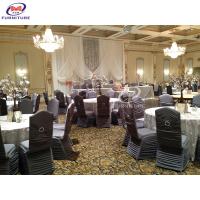China Customized Polyester Chair Covers And Sashes Hotel Furniture Supplies for sale