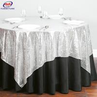 China Multi Style Round Satin Tablecloth Table Decoration Covers And Sashes for sale