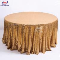 China Multi Style Round Satin Tablecloth Table Decoration Covers And Sashes for sale