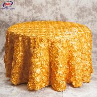 China Multi Style Round Satin Tablecloth Table Decoration Covers And Sashes for sale