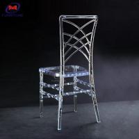 China Durable Resin Chiavari Chair 15.5 Inches Wide X 15.5 Inches Deep Resin Furnishings for sale