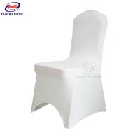 China Stretch White Spandex Chair Sashes For Hotel Restaurant Wedding Banquet Party for sale