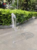 China Foldable Hotels Banquet Resin Chiavari Chair Transparent Plastic Princess Chair for sale