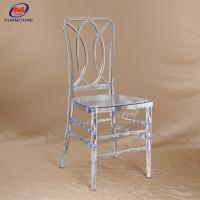 China Clear Bulk Resin Chiavari Chair Mesh Back For Outdoor Wedding Event for sale