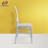 China Round Back White Resin Chiavari Chairs Outdoor Wedding Chairs Wholesale for sale