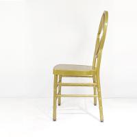 China Hotel Furniture Metal Gold Chiavari Chairs Banquet Events Wedding Reception Chairs for sale