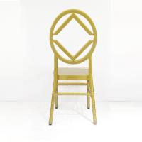 China Hotel Furniture Metal Gold Chiavari Chairs Banquet Events Wedding Reception Chairs for sale