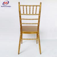China Furniture Gold Chiavari Chairs , Wedding Party Restaurant Outdoor Dining Chairs for sale