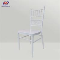 China Metal White Chiavari Chairs , Wedding Ceremony Chairs For Party Event for sale