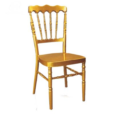 China Aluminum Iron Elegant Banquet Wedding Chiavari Chair 17.5 Inches Seat Height for sale
