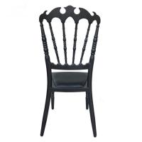 China ISO9001 Black Chiavari Chair Hotel Dining With Cushion for sale