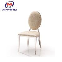 China High End 40 Density Sponge Cushion 1.2mm Tube Size Stainless Steel Dining Chairs for sale