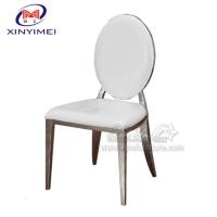 China High End 40 Density Sponge Cushion 1.2mm Tube Size Stainless Steel Dining Chairs for sale