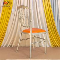 China Classic Standard Aluminum Wedding Chiavari Chair 500Lbs Weight Capacity for sale