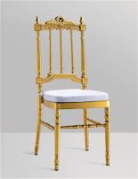 China Aluminum Iron Elegant Banquet Chiavari Seating High Temperature Baking Paint for sale