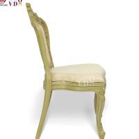 China Luxury Hotel Banquet Chair With Comfortable Back Seat Cushion Pp Material Palace Chair for sale