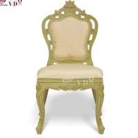 China Luxury Hotel Banquet Chair With Comfortable Back Seat Cushion Pp Material Palace Chair for sale