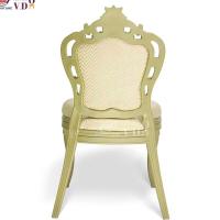China Luxury Hotel Banquet Chair With Comfortable Back Seat Cushion Pp Material Palace Chair for sale