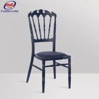 China Dining Room Chiavari Napoleon Black Banquet Chairs Modern Event Furniture for sale