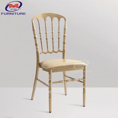 China Wedding Outdoor Party Chairs Napoleon Champagne Chiavari Chairs for sale