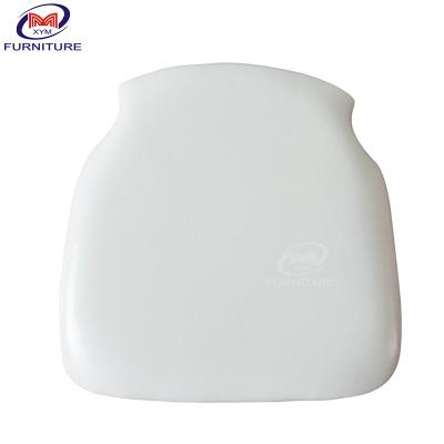 China Removable Metal Chiavari Chair Pads PU Leather Cushion For Wedding for sale