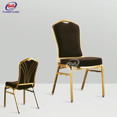 China Stackable Velvet Tufted Hotel Banquet Chair Fabric For Wedding Dining for sale