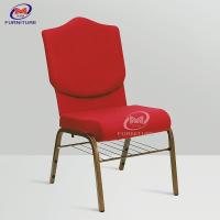 China Custom Upholstered Modern Stackable Church Chair 7KG for sale
