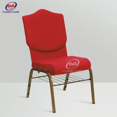 China Custom Upholstered Modern Stackable Church Chair 7KG for sale