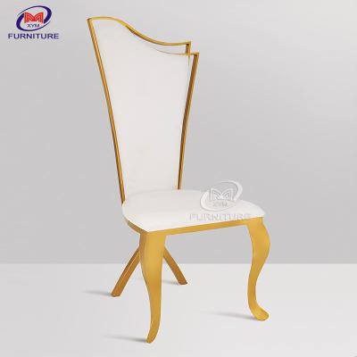 China Commercial Contemperary Stainless Steel Banquet Chair High Back for sale
