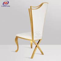 China Commercial Contemperary Stainless Steel Banquet Chair High Back for sale