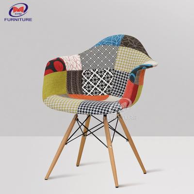 China Modern Leisure  Restaurant Cafe Chairs Wooden Leg With Armrest for sale
